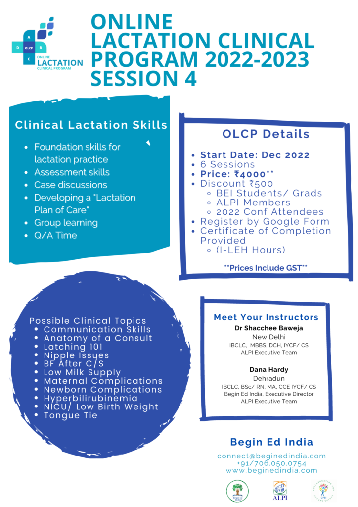 Online Lactation Clinical Program | Begin Ed India